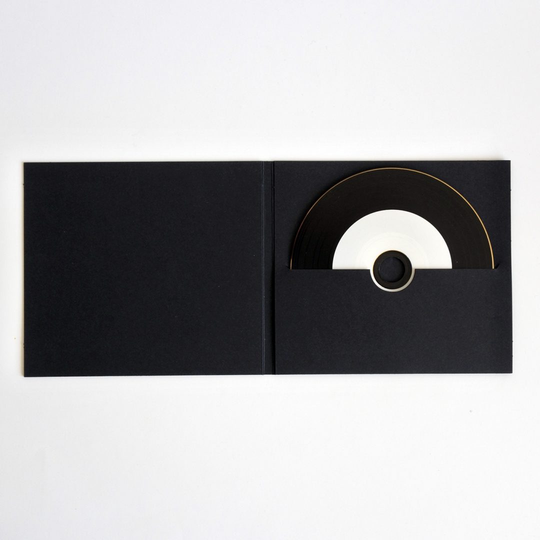 POCHETTE CD DIGIFILE NOIRE EN CARTON, 1 FENTE CD